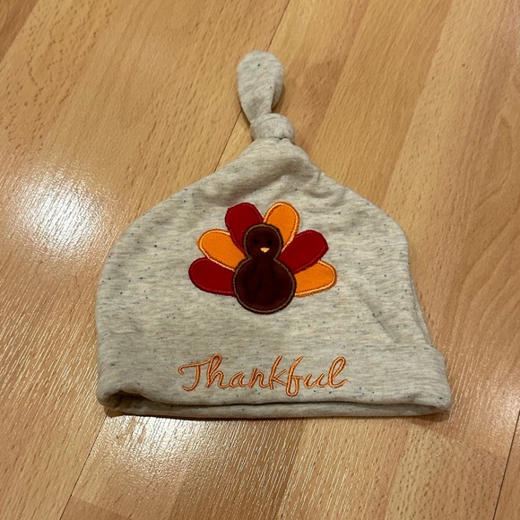 Little Me | Accessories | Thankful Turkey Top Knot Hat | Poshmark